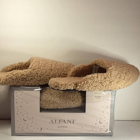 Alfani | Shoes | New Alfani Slippers Toffee Latte Color Xlarge | Poshmark